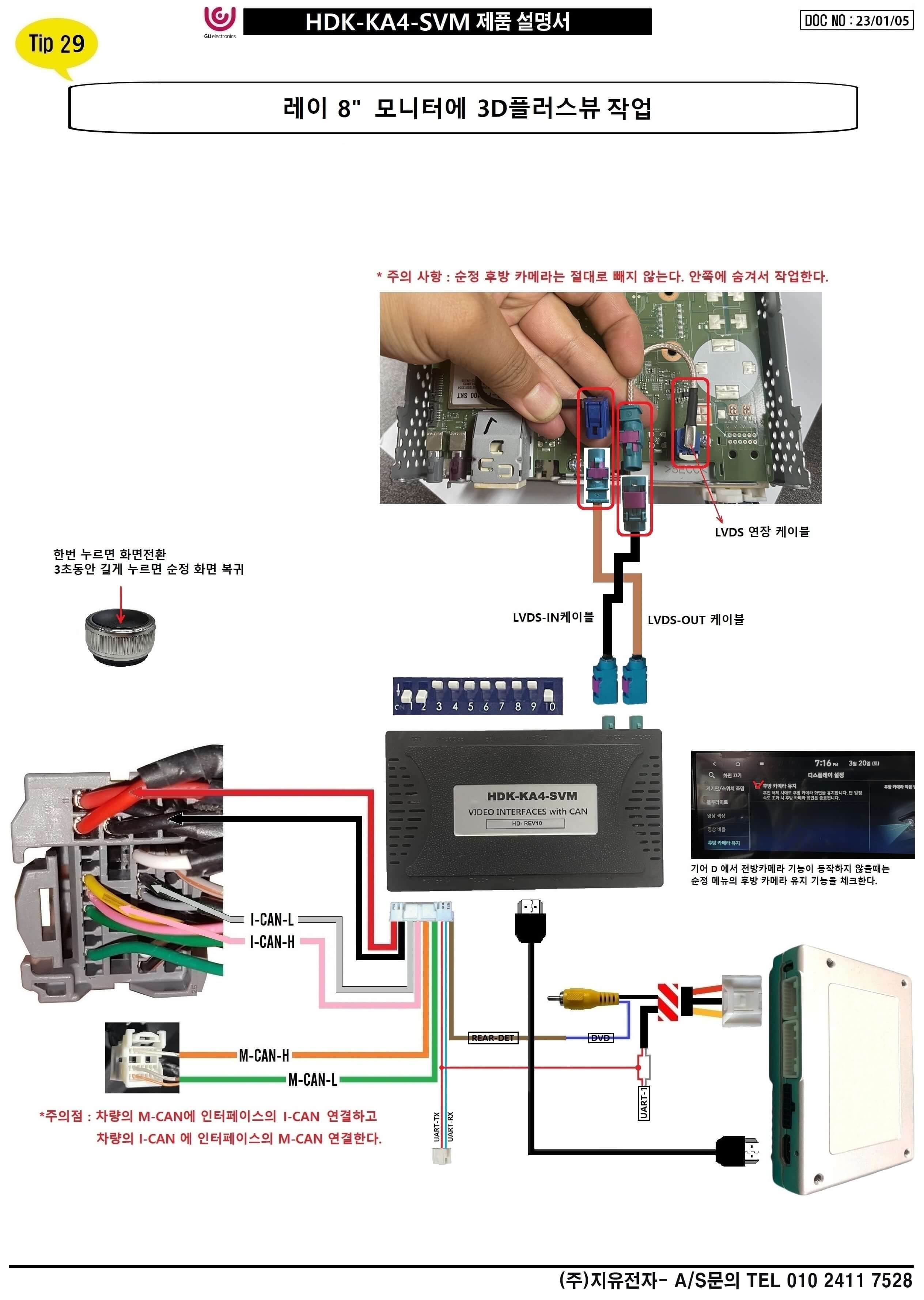 현대/기아 HDK-KA4-SVM 매뉴얼